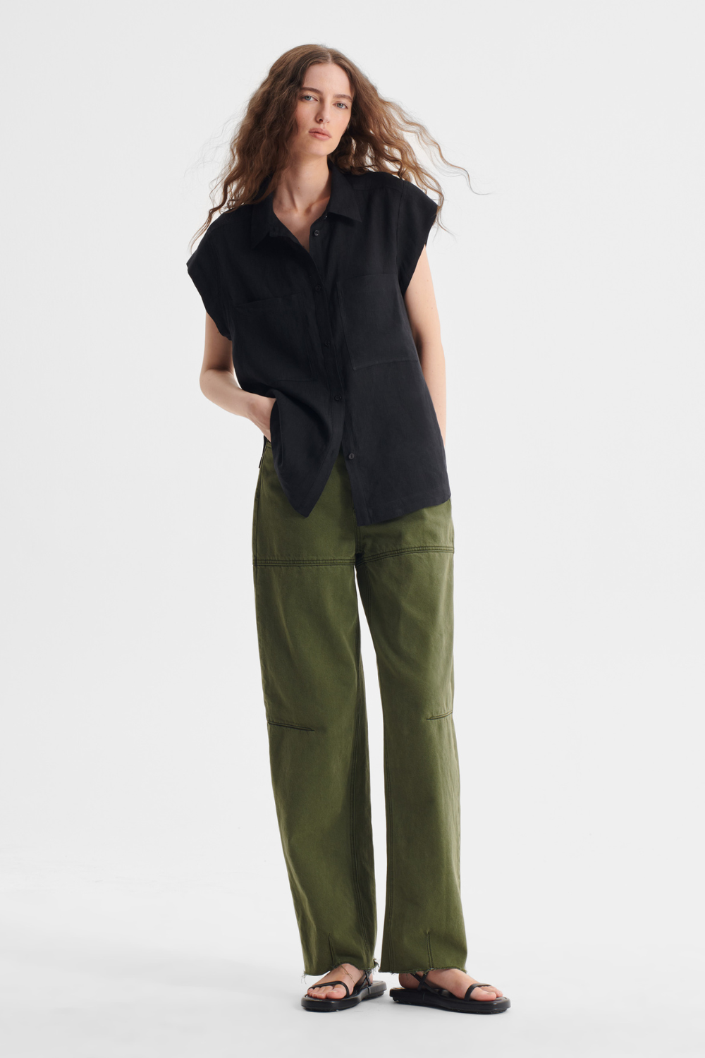 Morrison Maverick Denim Jean Khaki – Elle and Elka